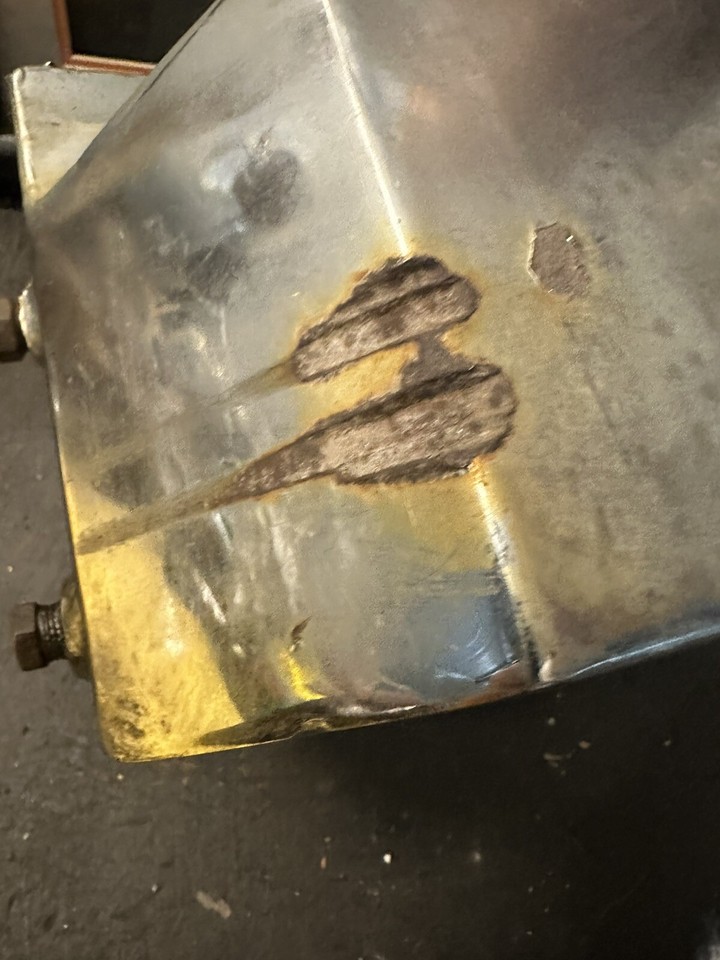 Harley Shovelhead Panhead Chopper Sportster Chrome Oil Tank Reservoir ...