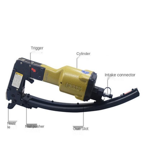 Pneumatic Nail Gun Clinch Clip Guns Spring Mattres Sofa Nail Gun M66 ...