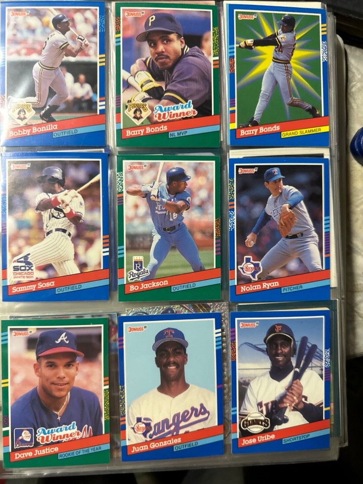 Rare baseball cards 1991 Donruss - Error Baseball cards supper rare set ...