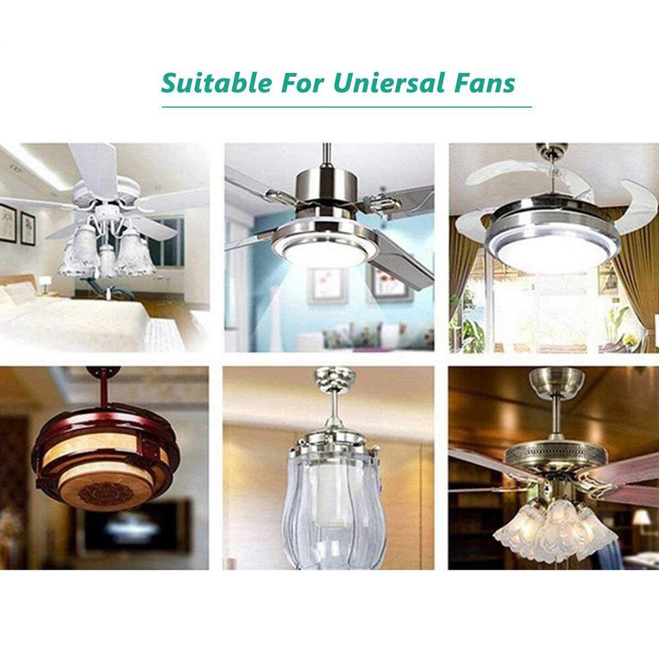 Universal Wireless Ceiling Fan Lamp Light Timing Remote Control ...