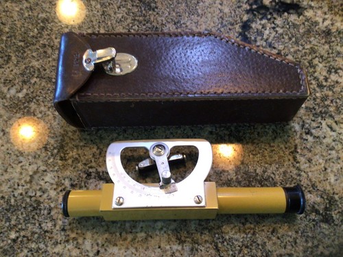 Vintage Lietz Surveying Hand Level No. 8047-55 w/ leather case | eBay