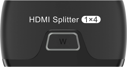 4K 1X4 HDMI Splitter by - 1 Port to 4 HDMI Display-Powered Splitter Ver ...