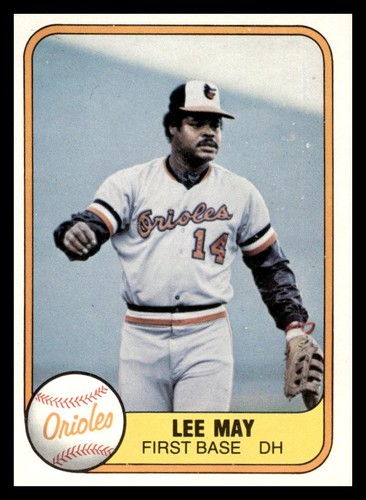 1981 Fleer #183 Lee May Baltimore Orioles | eBay