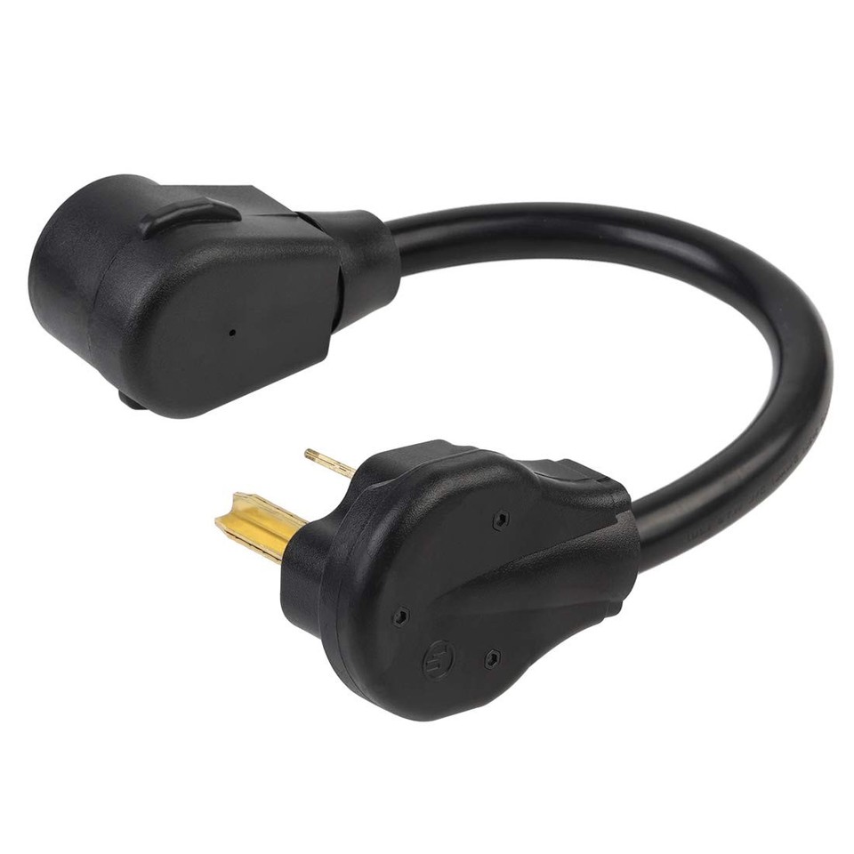 50CM(1.5FT) Nema 10-30P to 6-50R Heavy Duty 30 Amp(Dryer Male) Plug to ...