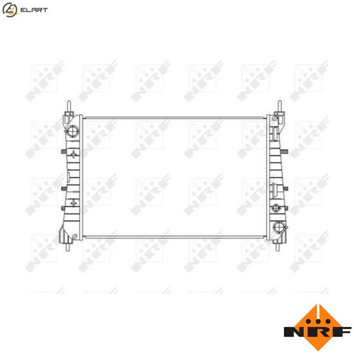 RADIATOR ENGINE COOLING 54503 FOR 199 A3.000 1.2L 198 A4.000 1.4L 4cyl ...