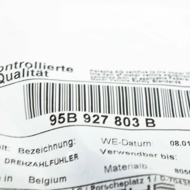 Porsche Macan 95b Rear Left ABS Wheel Speed Sensor 95B927803B Genuine ...