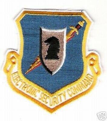 AIR FORCE USAF ESC ELECTRONIC SECURITY COMMAND EMBROIDERED PATCH | eBay