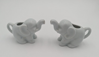 Vintage Small Individual Elephant Creamers Set of 2; o-A1-2a | eBay