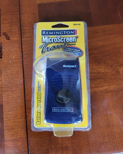 NEW Remington MSC100 MicroScreen Travel Shaver Battery Operated ...