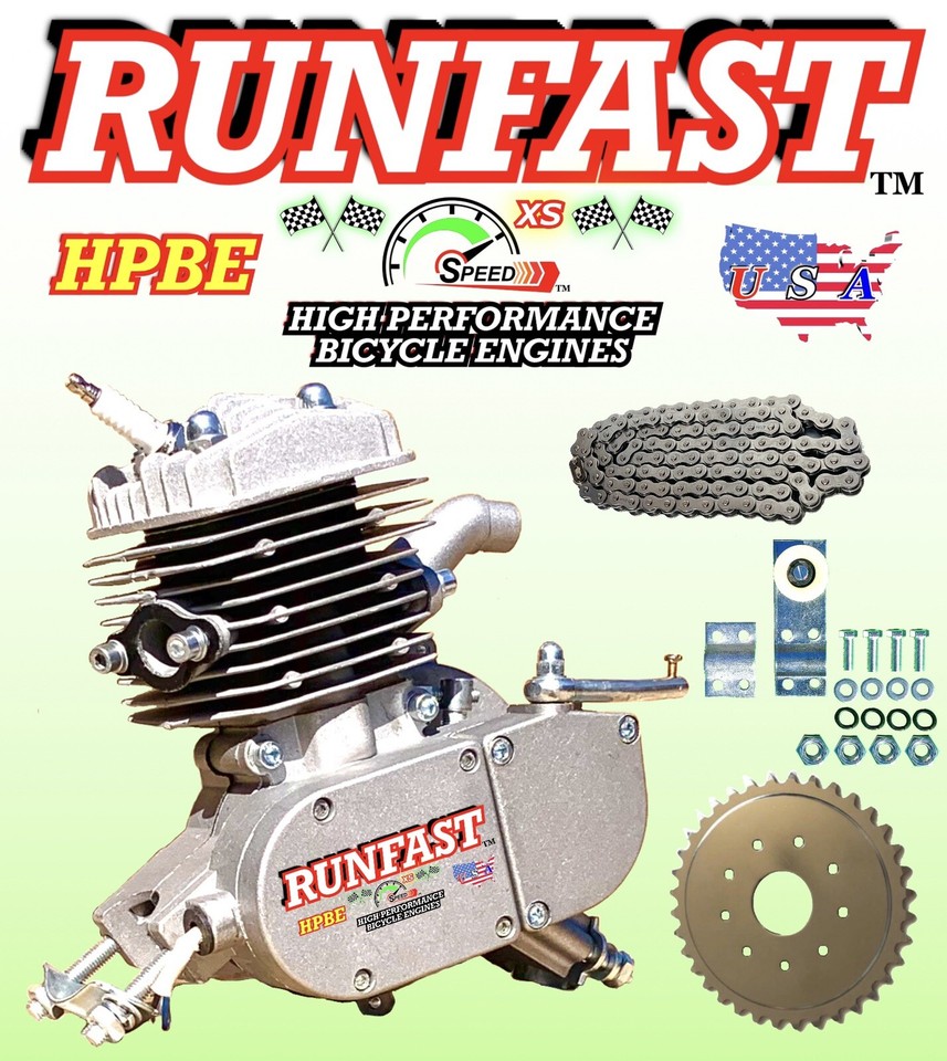 2-stroke 66cc/80cc motorized bike engine Only Pk80 Replacement For Kits ...