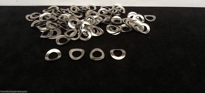 (100) 1/4 Stainless Steel Wave / Curved / Bent / Curve Washers .25 or 1 ...