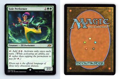 Sole Performer #154/244 MTG Unfinity 2022 Rare TCG Card | eBay UK