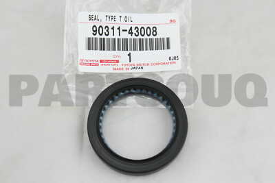 9031143008 Genuine Toyota SEAL, OIL, NO.2 (FOR TRANSFER RH BEARING ...