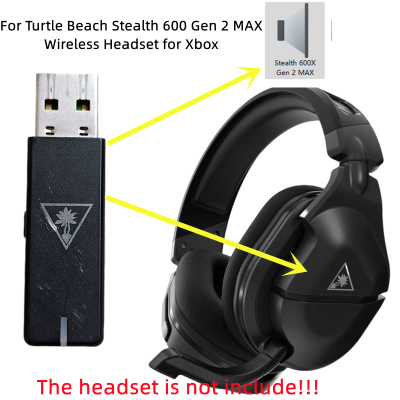 USB Dongle 600X-MAX-TX For Turtle Beach Stealth 600 GEN 2 MAX Headset ...