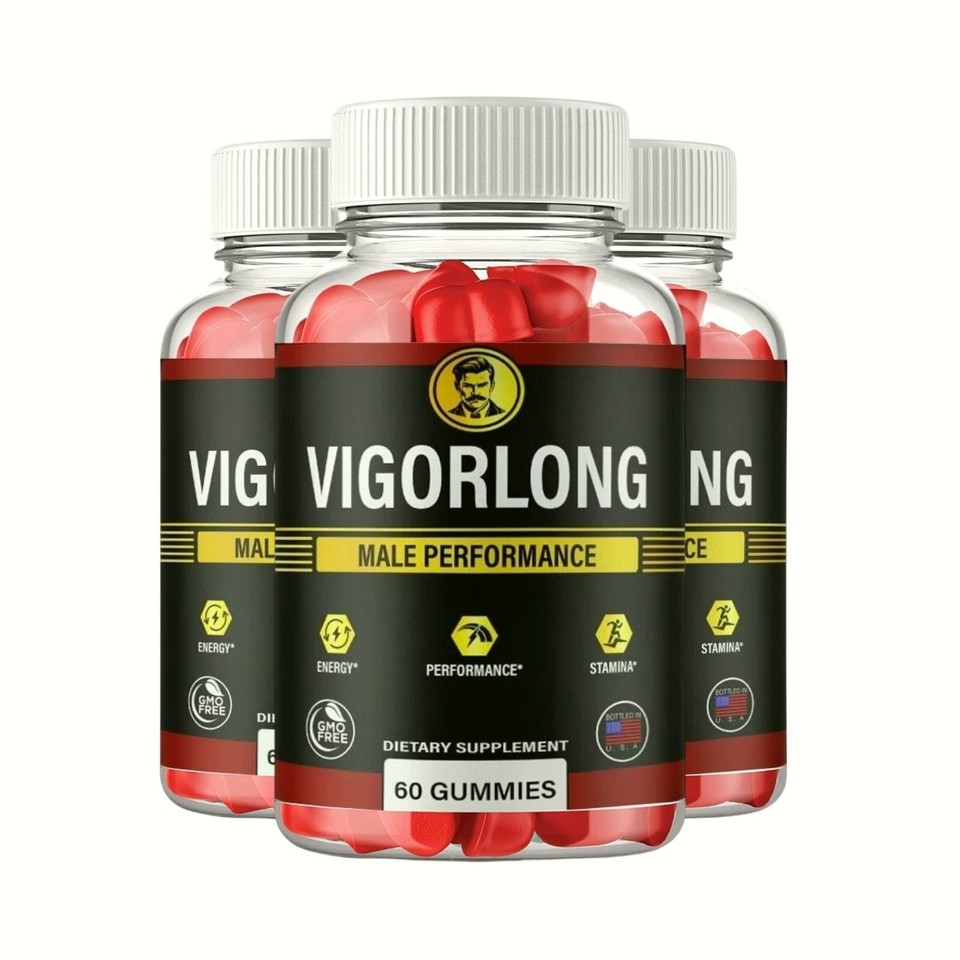 3-Pack VigorLong Gummies for Mens Health – Vigor Long Male Gummies ...