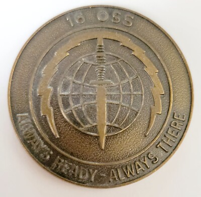 USAF US AIR FORCE 16 OSS 16th OPERATIONS SUPPORT SQUADRON CHALLENGE ...