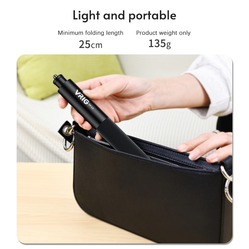 VRIG TP-13 53.5-Inch Selfie Stick Alloy 6 Sections with 1/4in Z8S5 | eBay