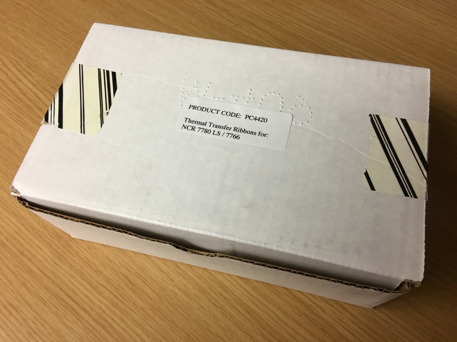 Box of 4 - Thermal Transfer Ribbon 4420 for NCR 7766/7780 L.S ...