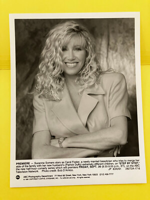 Suzanne Somers in STEP BY STEP , original vintage press headshot photo ...