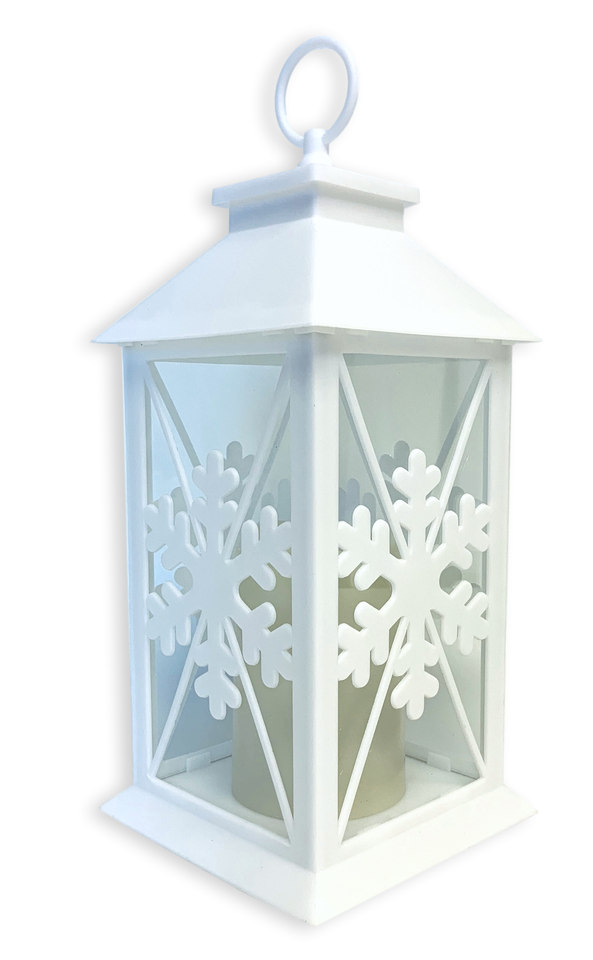 Snowflake Lanterns - Set of 6 - Lanterns with a Cut Out SnowFlake ...
