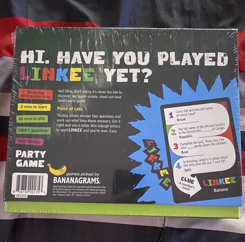 Linkee Trivia Quiz Board Game 4 Little Questions 1 Big Link 100 ...