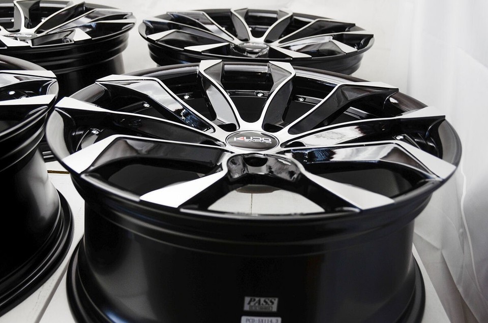 18" Black Aluminum Wheels Rims Fit BMW 318 320 323 325 328 328 340 X1 ...