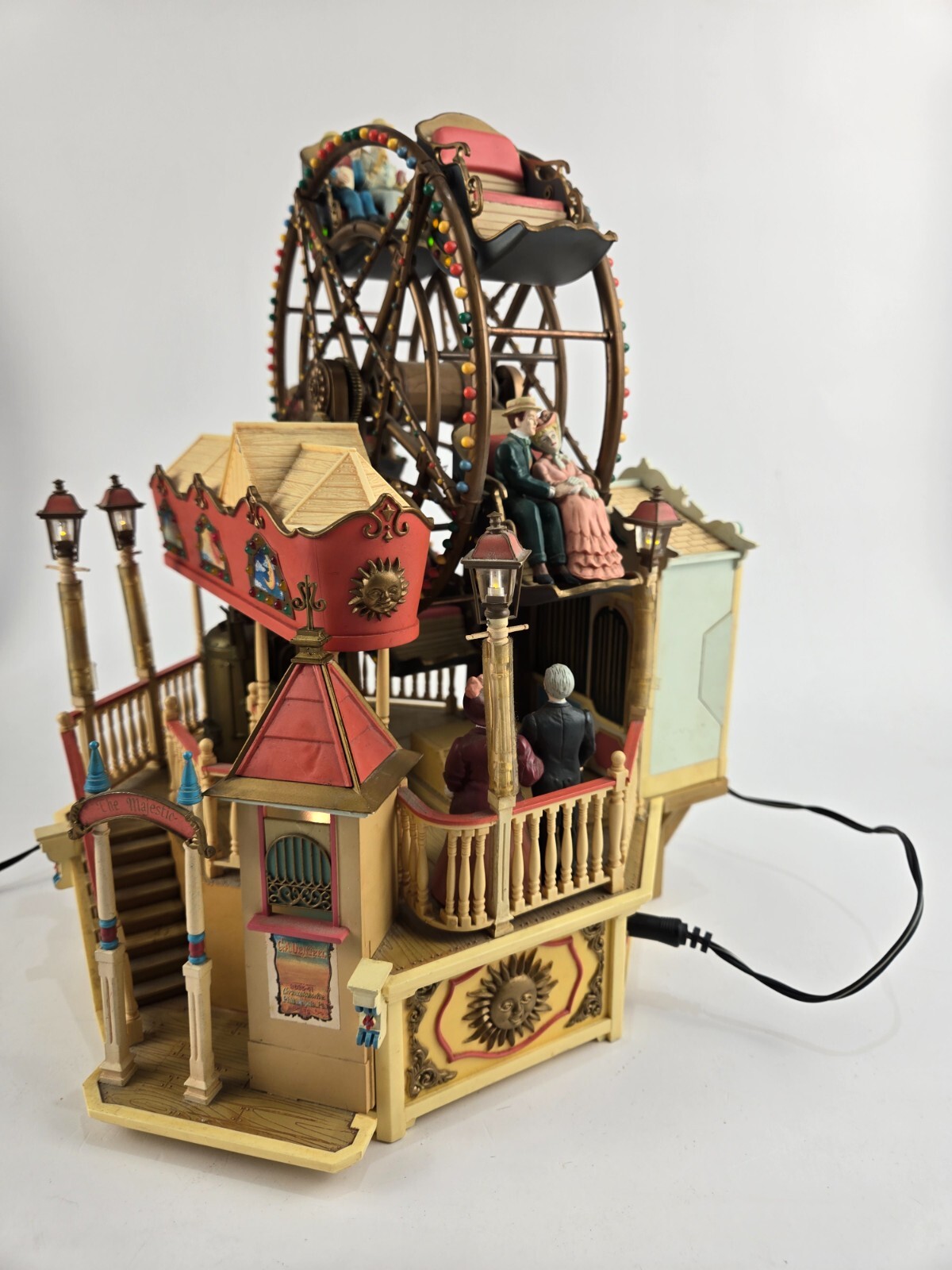 Enesco Majestic Ferris Wheel Music Box With Power Cord Band Organ - 100 ...