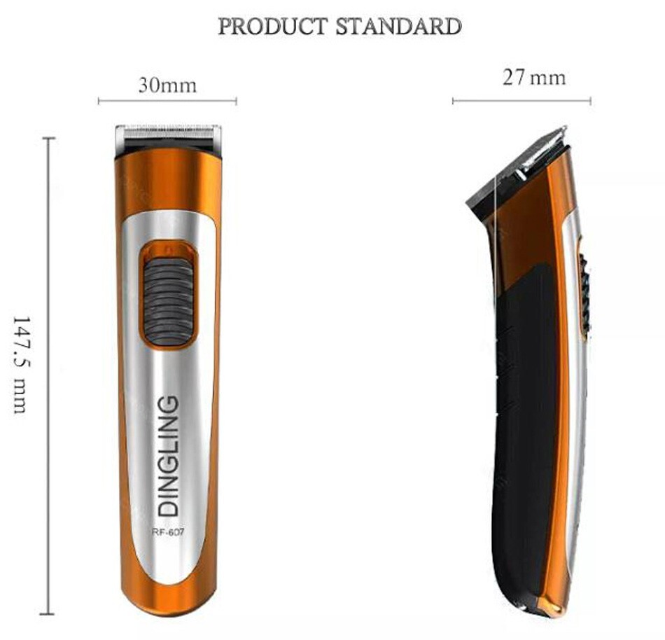 Mens Kids Baby Trimmer DingLing RF607 Professional Cordless Beard Razor ...
