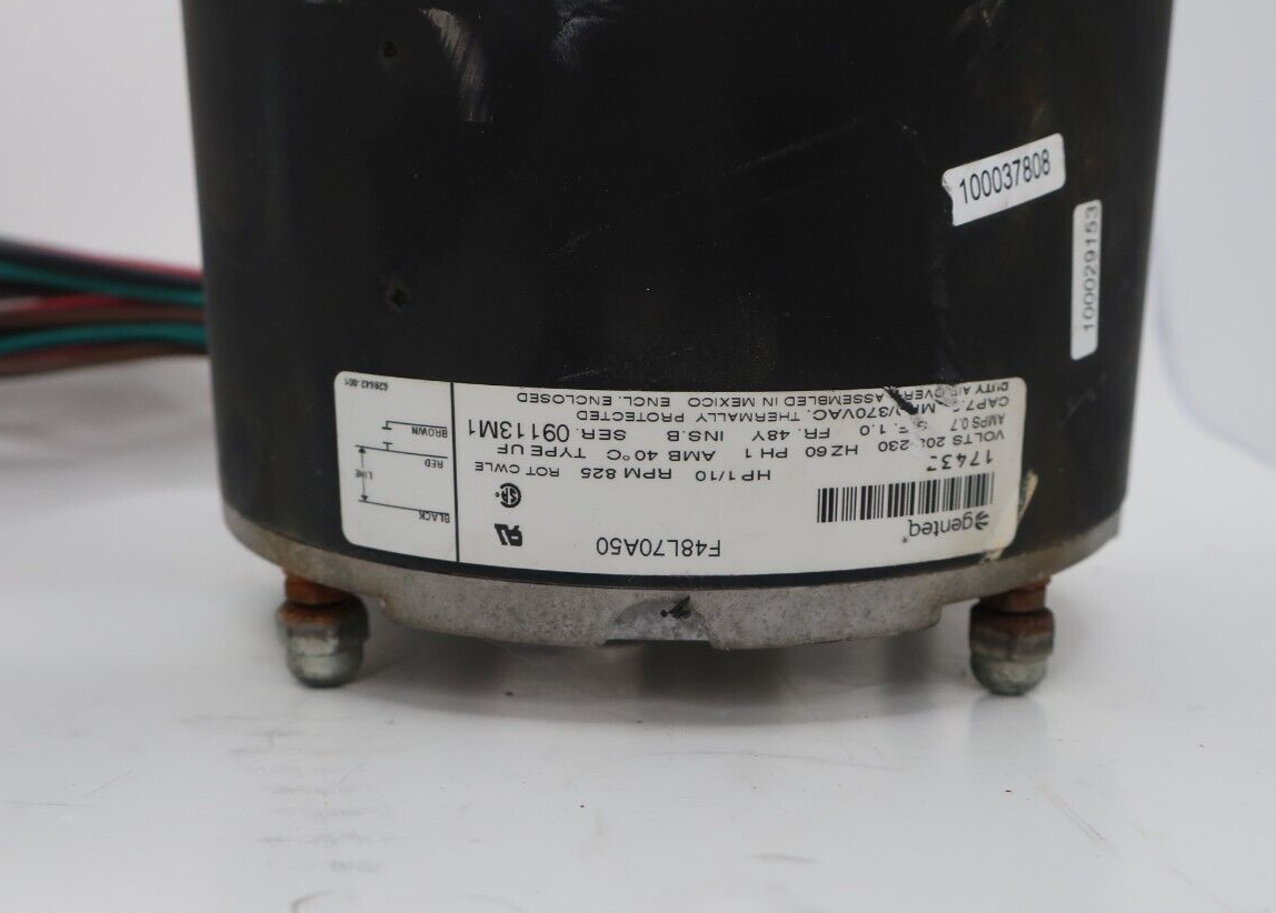 Genteq F48L70A50 Condenser Coil Motor Fan For York Coleman Air ...