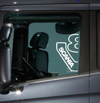 SCANIA V8 X2 WINDOW VINYL STICKER NEXTGEN CUSTOMISE TRUCKING SCANIA | eBay
