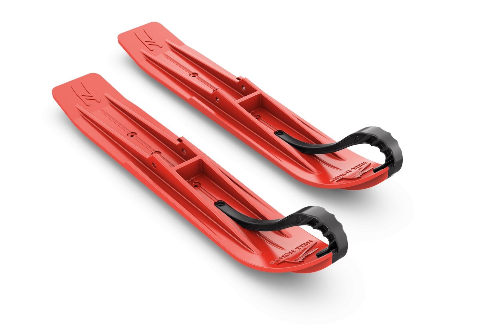 HONDA RED ATV SKIS - SlyDog Skis w/Loops & Carbides for ATSki ...