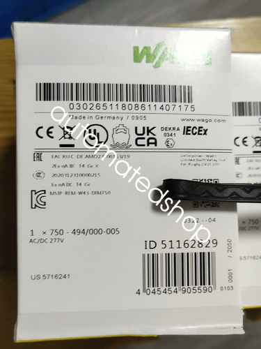 750-494/000-005 WAGO Three phase power measurement module Shipping DHL ...
