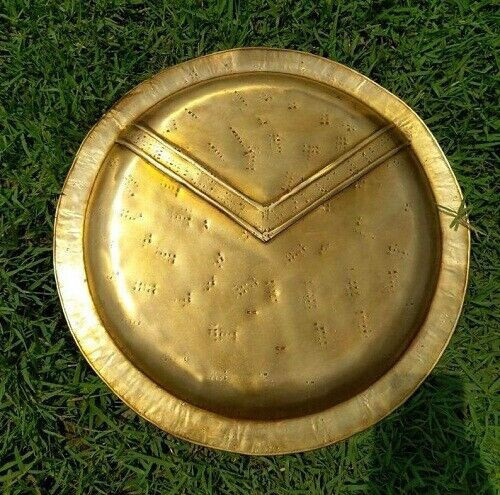 300 SPARTAN Round Shield 36" GREEK King Authentic Replica 18 Gauge ...