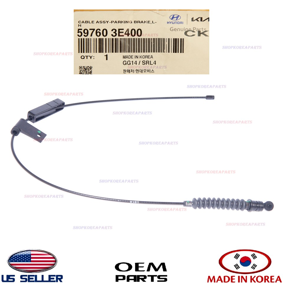 Genuine Parking Brake Cable LEFT Driver Side ⭐OEM⭐ Kia Sorento 59760 ...