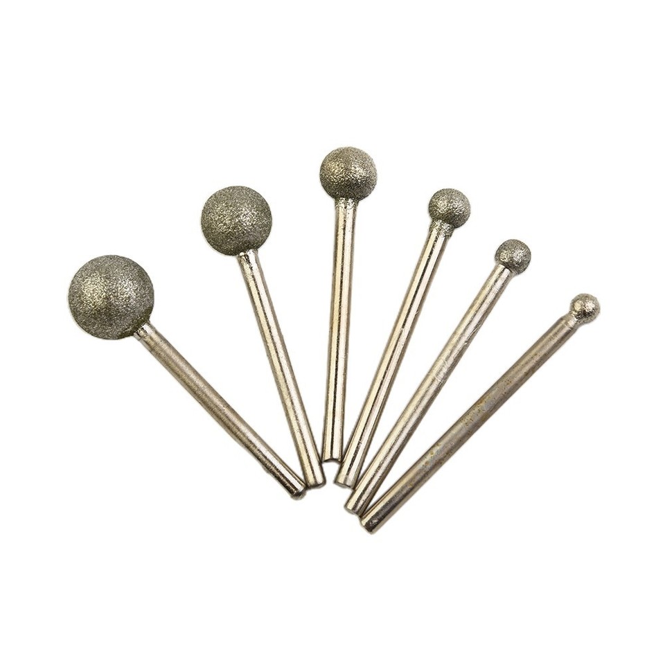 Drill Bit Diamond Round Ball Burr Round Set Ball Shape Drilling For ...