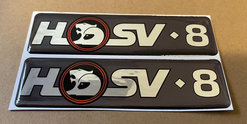 HSV VN VP CLUBSPORT SENATOR MALOO SV91 ' HSV8 ' GUARD BADGE x 2 HSV ...