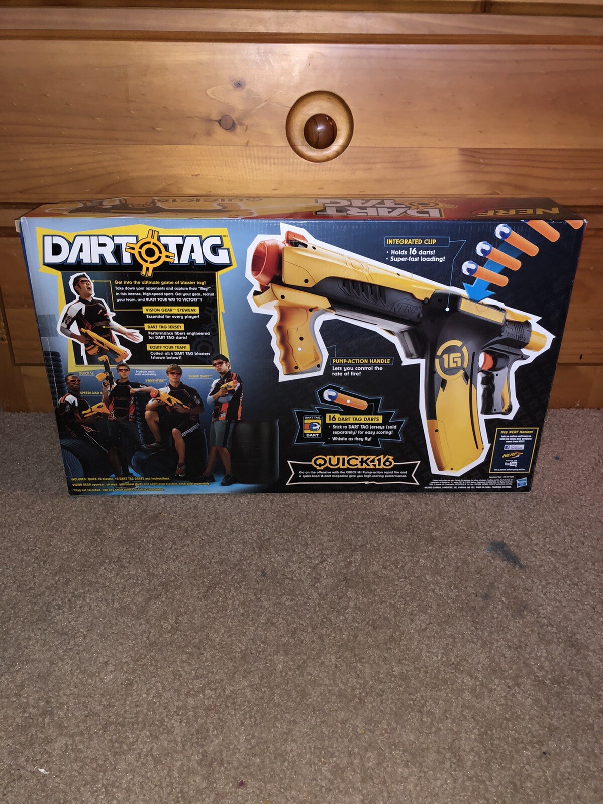 NEW Nerf Dart Tag | 1G Quick 16 Dart Blaster Gun | eBay