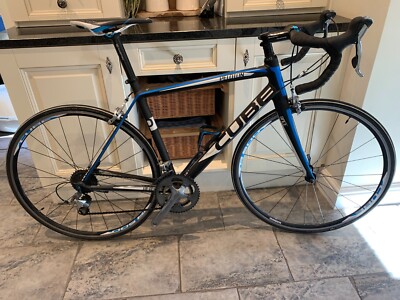 Cube Peleton Road bike, Blue, 56 inch frame, good conditon | eBay UK