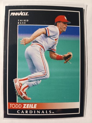 TODD ZEILE ST. LOUIS CARDINALS 1992 PINNACLE BASEBALL CARD #32 | eBay