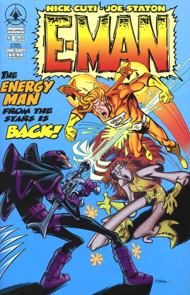 E-Man: Recharged #1 VF/NM; Digital Webbing | w/Bag+Board | eBay UK