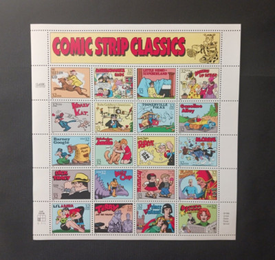 SCOTT #3000 COMIC STRIP CLASSICS SHEET OF 20 STAMPS 32 CENTS | eBay