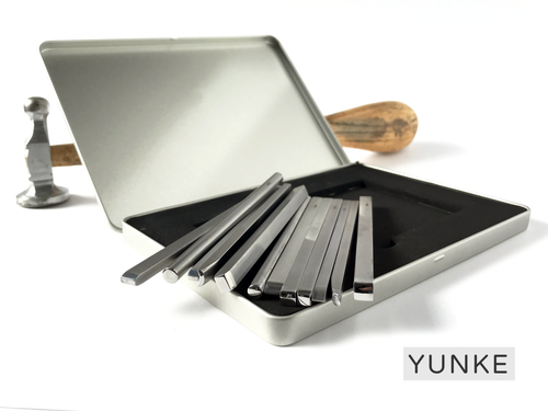 chasing tools set, repousse tools, chasing punches, stamping, metal ...