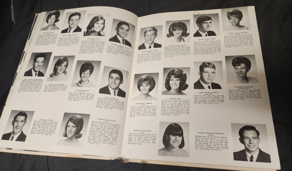 Lester Bangs Inscribed Signed x2 Senior High School Yearbook Creem ...