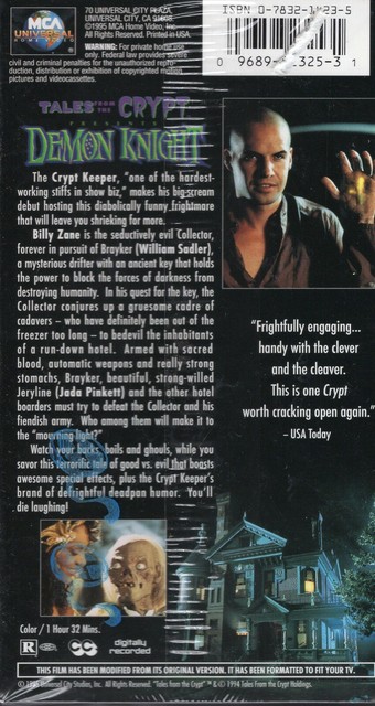 Tales from the Crypt - Demon Knight (VHS, 1995) for sale online | eBay