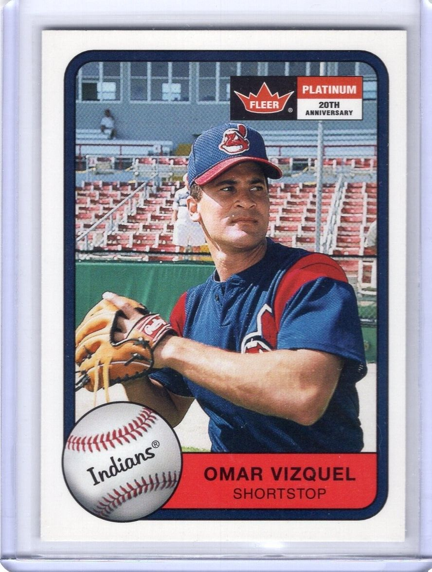 OMAR VIZQUEL 2001 Fleer Platinum #182 - INDIANS | eBay