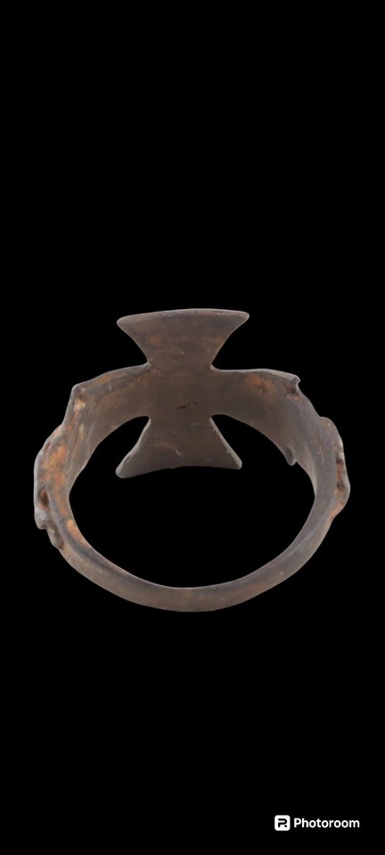 GERMAN IRON Cross Ring GERMANY Oak Leaves WWII ww1 ww2 1914-1918 | eBay