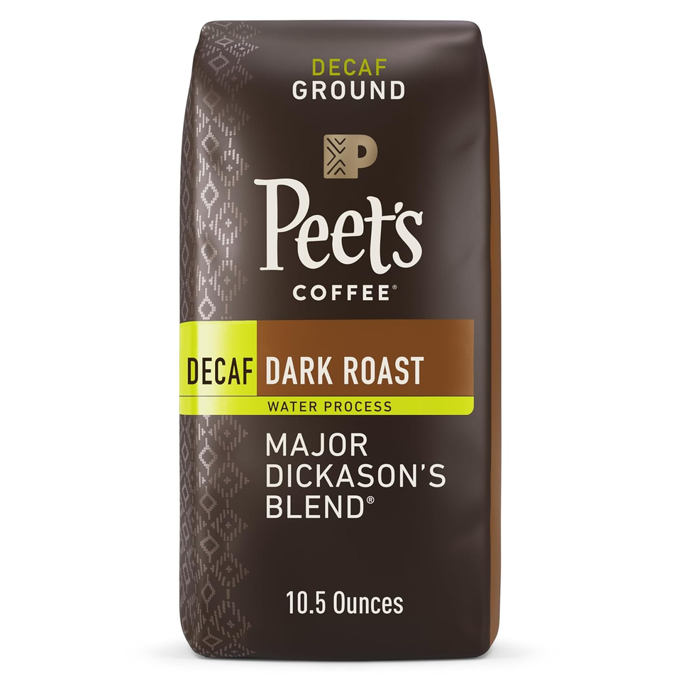 Peet'S Coffee, Dark Roast Decaffeinated Ground Coffee - Decaf Major Dickason'S B | eBay