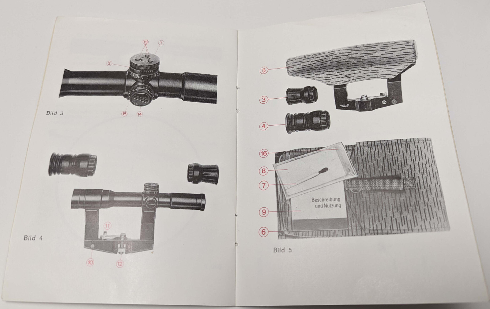 Rare Original Military East German Zeiss ZFK 4 X 25 Scope 5.45 x 39 | eBay