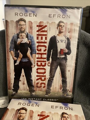 Neighbors DVD Disc 2014 Starring Seth Rogen & Zac Effron Comedy With ...