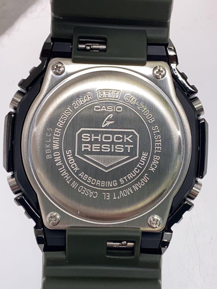 Casio Quartz Watch G-Shock Analog Rubber Green Green Casio Casio | eBay
